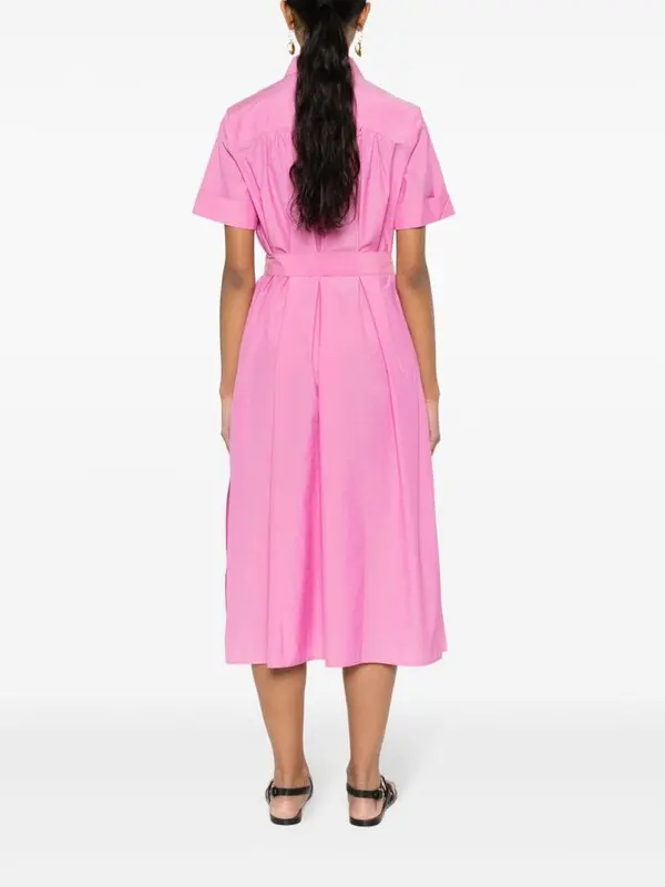 Peserico Beaded Belted Shirt Dress