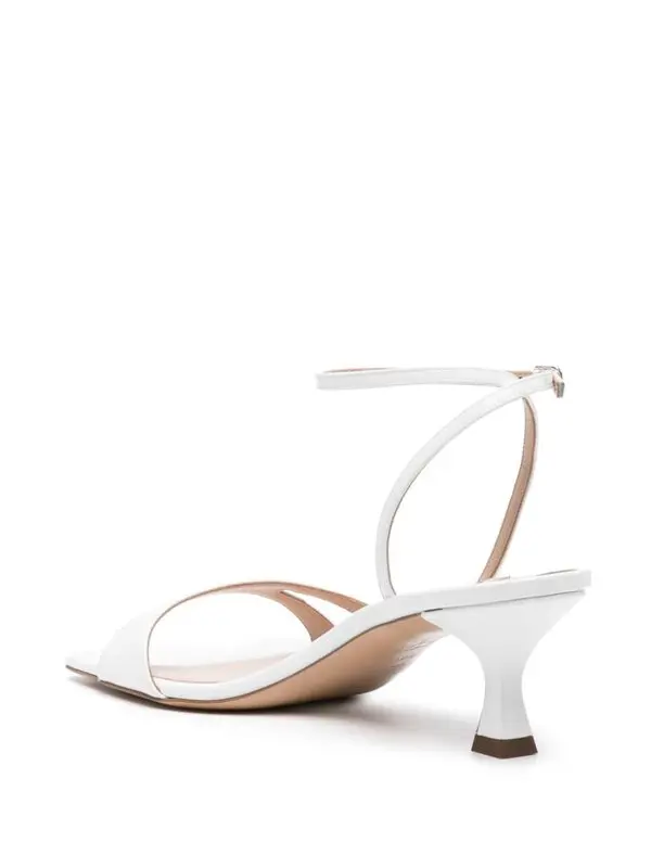 Casadei Cut-out Patent-leather Sandals