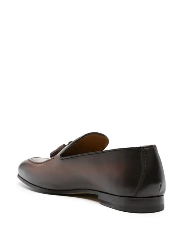 DOUCAL'S Tassel Detail Loafers - Brown