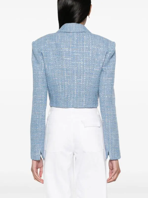 GENNY Cropped Tweed Jacket