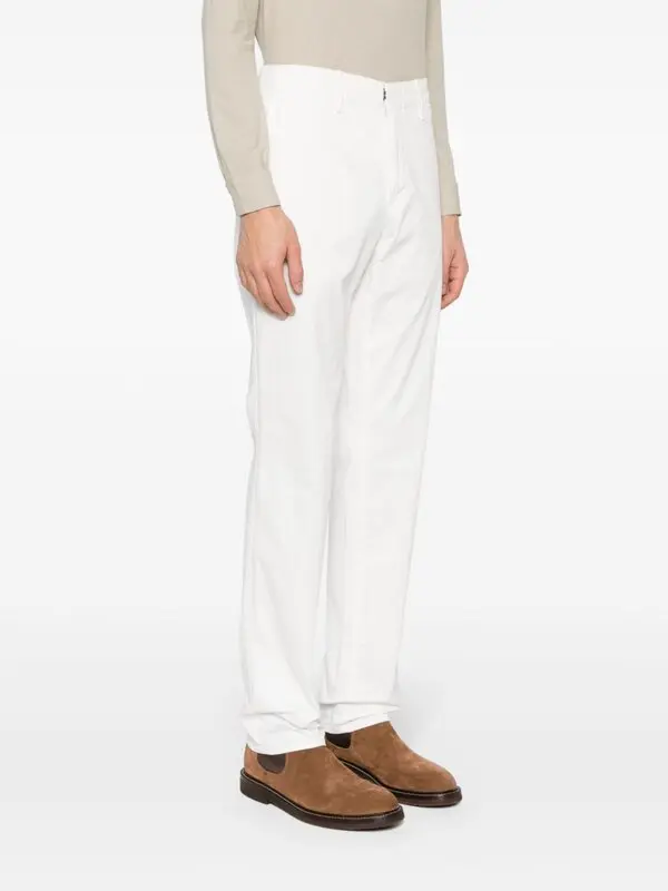 Incotex Mid-rise Straight-leg Trousers - Neutrals