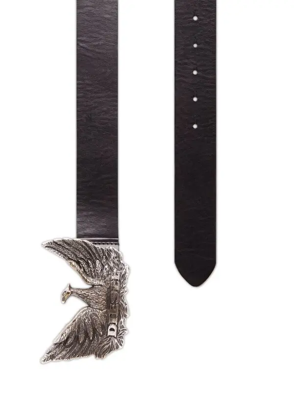 Diesel® Phoenix Leather Belt In Black - 40% Off | Editorialist