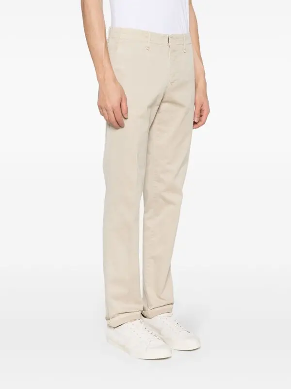 Incotex Mid-rise Straight-leg Trousers - Neutrals