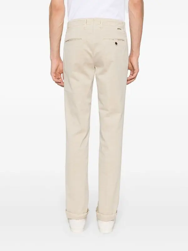 Incotex Mid-rise Straight-leg Trousers - Neutrals