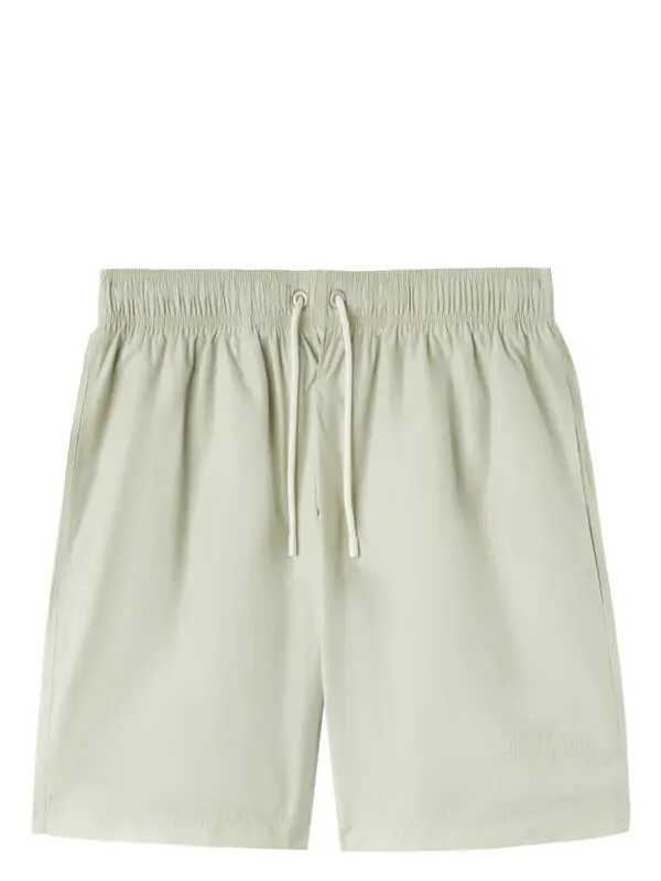 Palm Angels Logo-embroidered Swim Shorts