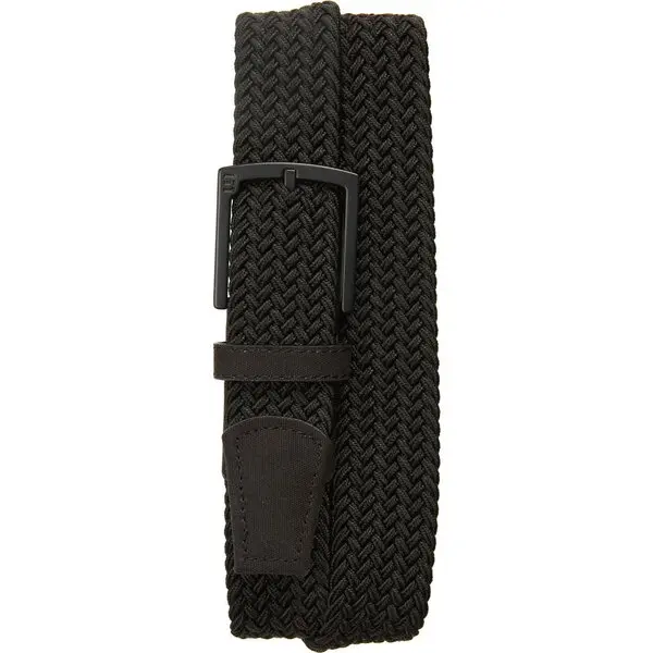 Travis Mathew Monochromatic Woven Belt - Black
