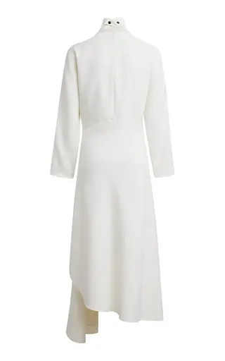 Alaïa Fluid Wool-silk Cady Midi Dress Only