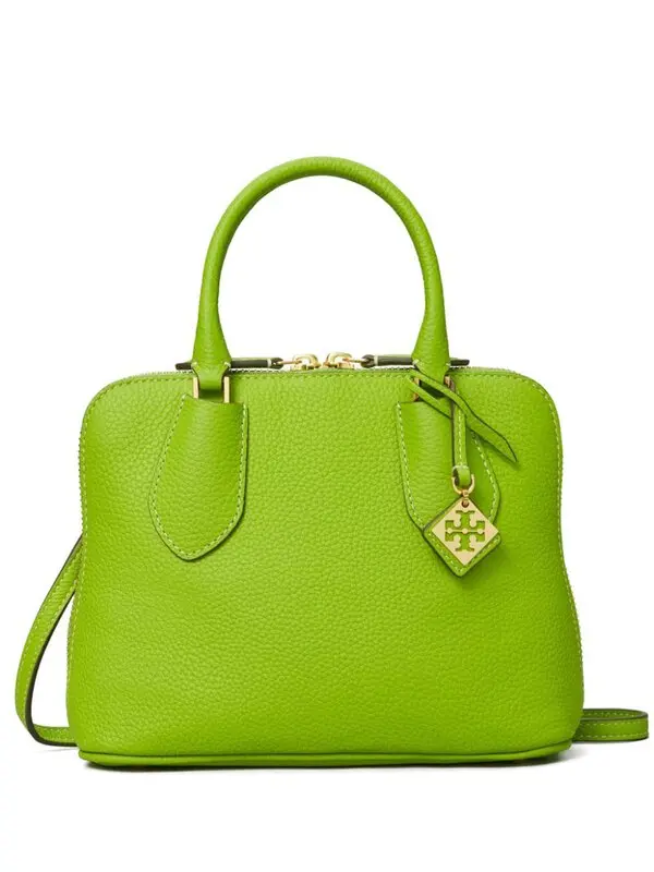 Tory Burch Mini Swing Leather Satchel - Green