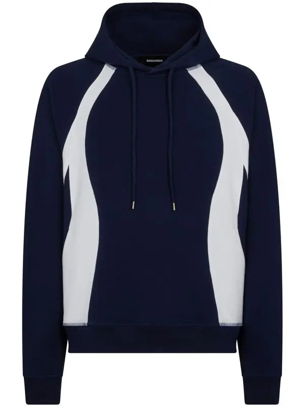 Dsquared2 Panelled Logo-print Hoodie