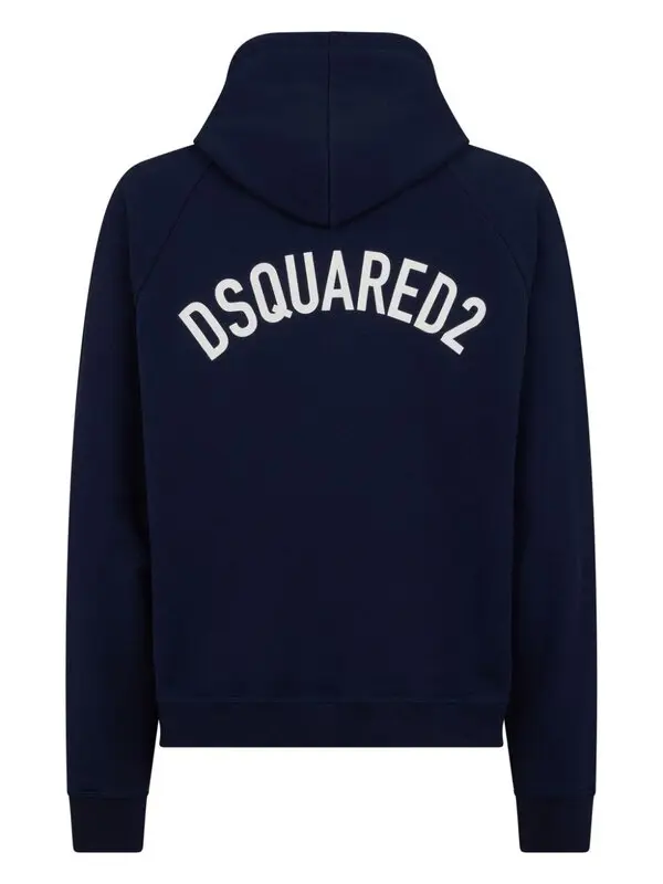 Dsquared2 Panelled Logo-print Hoodie