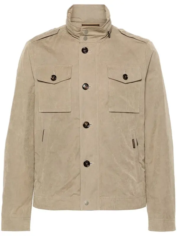 MOORER Baraldi-s1 Cotton Jacket - Neutrals