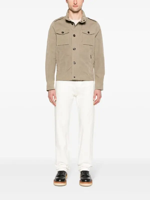 MOORER Baraldi-s1 Cotton Jacket - Neutrals