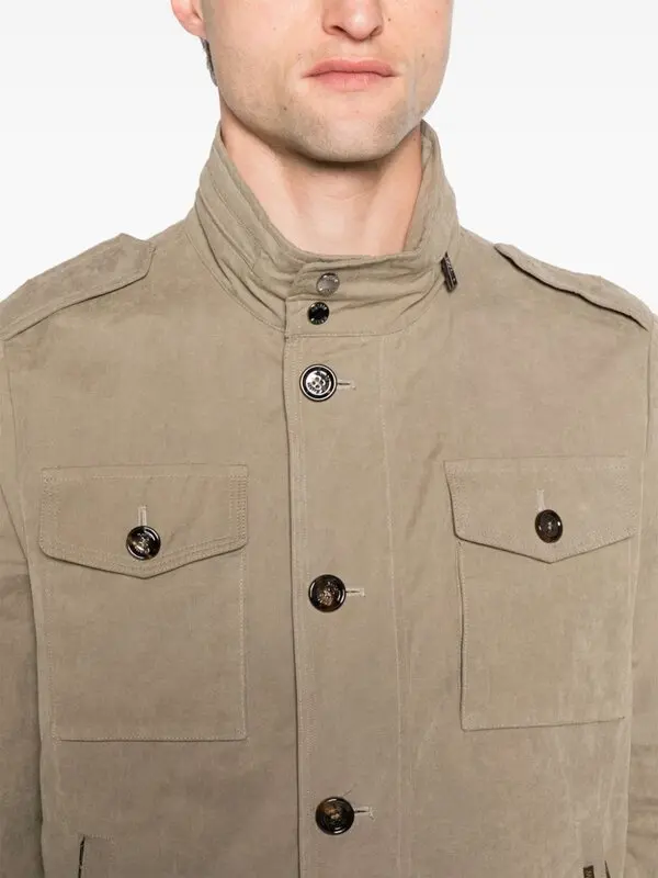 MOORER Baraldi-s1 Cotton Jacket - Neutrals
