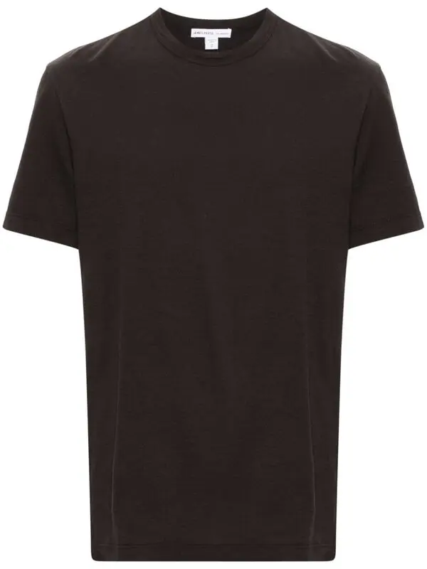 JAMES PERSE Crew-neck Cotton T-shirt - Grey