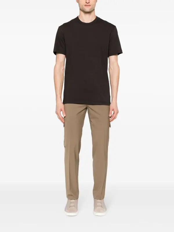 JAMES PERSE Crew-neck Cotton T-shirt - Grey
