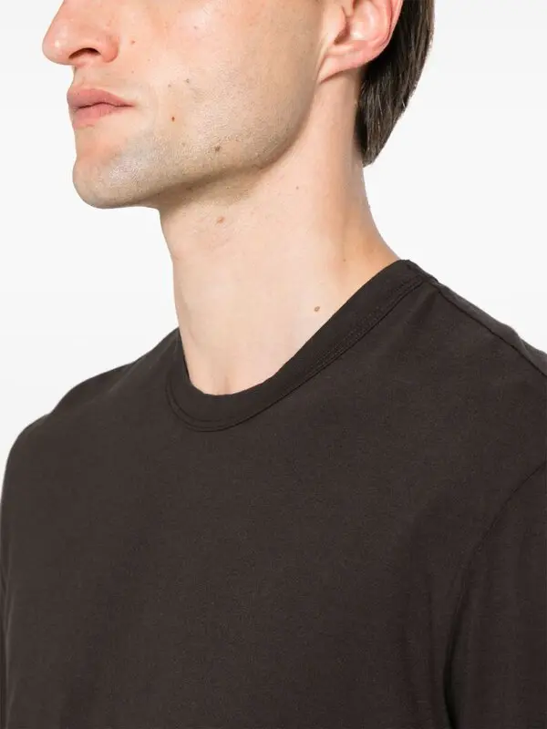 JAMES PERSE Crew-neck Cotton T-shirt - Grey