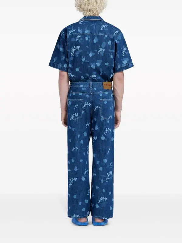 Marni Mega Laser-print Jeans