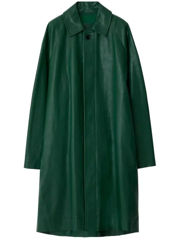 Burberry Long Leather Coat