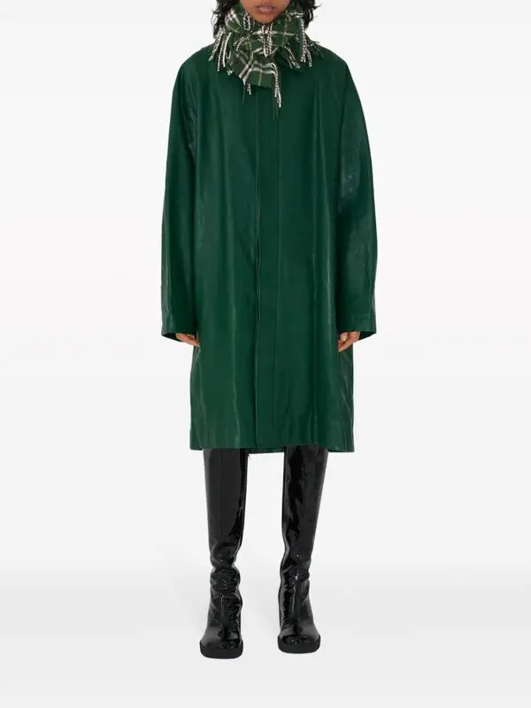 Burberry Long Leather Coat