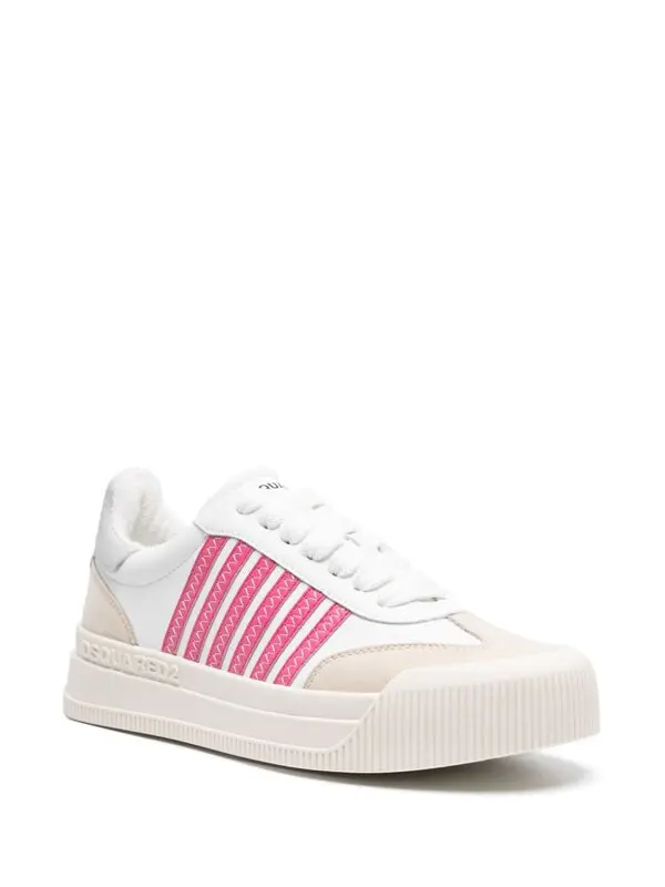 Dsquared2 Striped Lace-up Sneakers