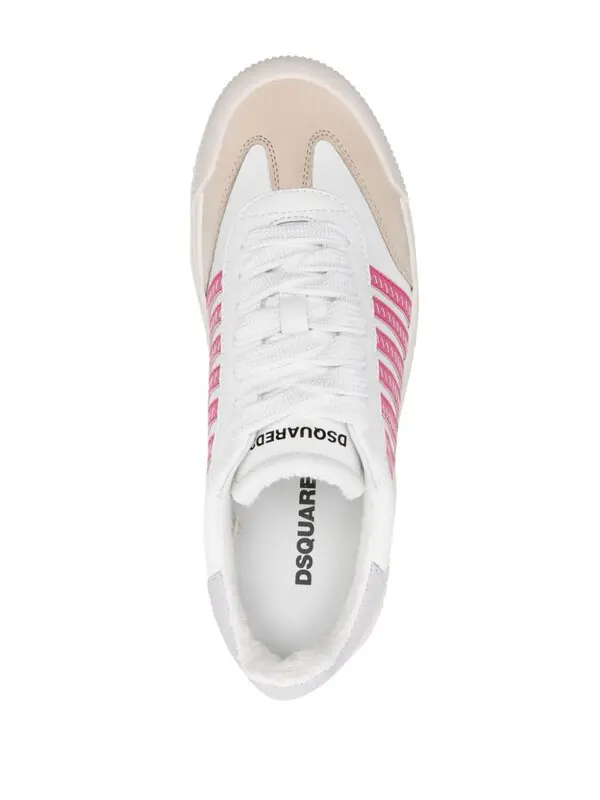 Dsquared2 Striped Lace-up Sneakers