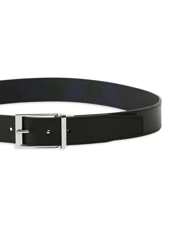 Burberry Check Leather Belt
