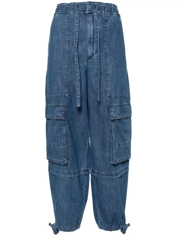 MARANT ETOILE Ivy High-rise Wide-leg Jeans