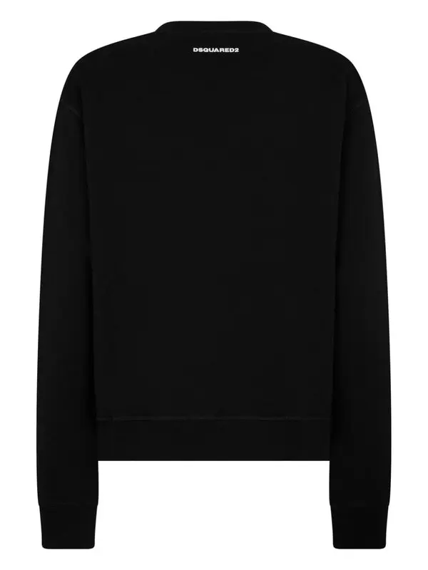 Dsquared2 Graphic-print Cotton Sweatshirt