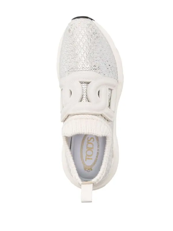 TOD'S Kate Metallic Slip-on Sneakers