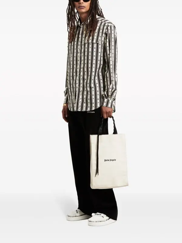 Palm Angels Palm Tree Striped Shirt