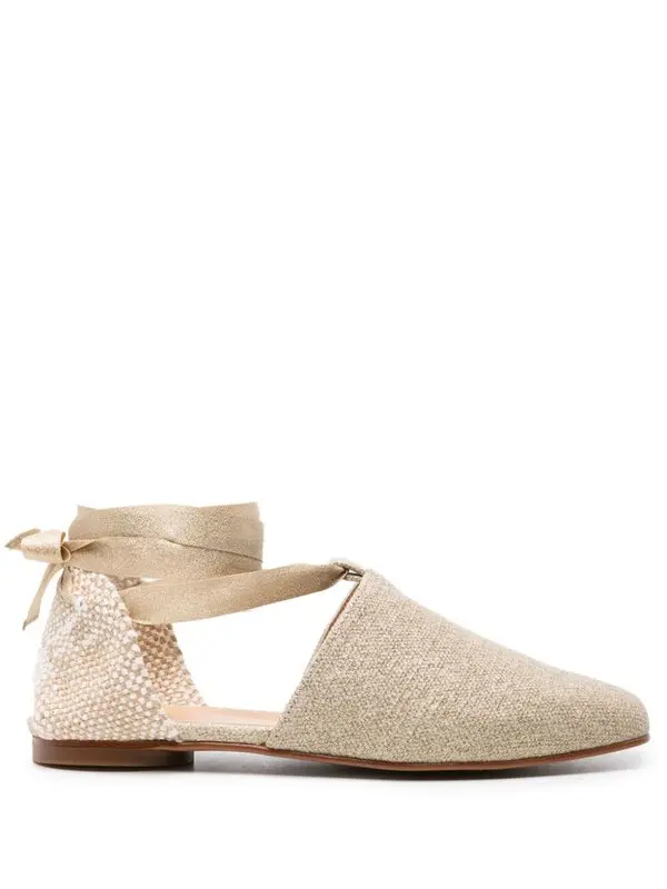 CastaÑer New Gala Ballerina Shoes - Gold