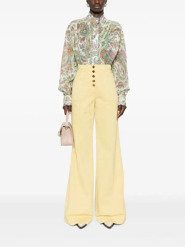 Etro Flared-leg Cotton Jeans