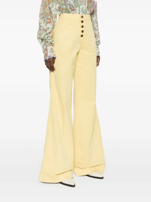 Etro Flared-leg Cotton Jeans
