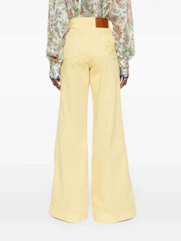 Etro Flared-leg Cotton Jeans