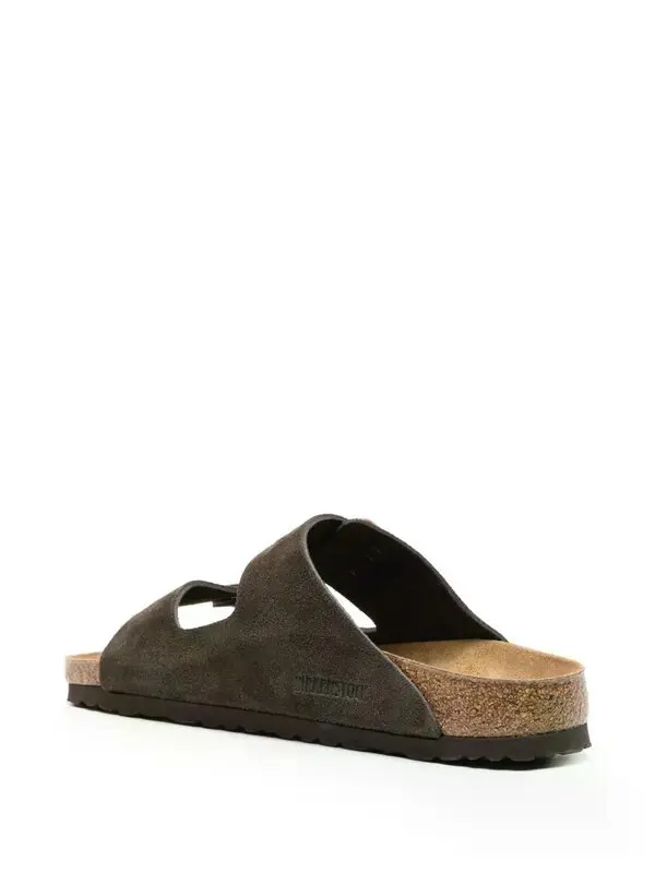 BIRKENSTOCK Arizona Suede Slides - Brown