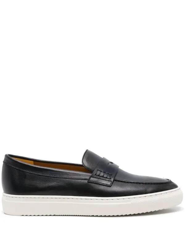 DOUCAL'S Leather Penny Loafers