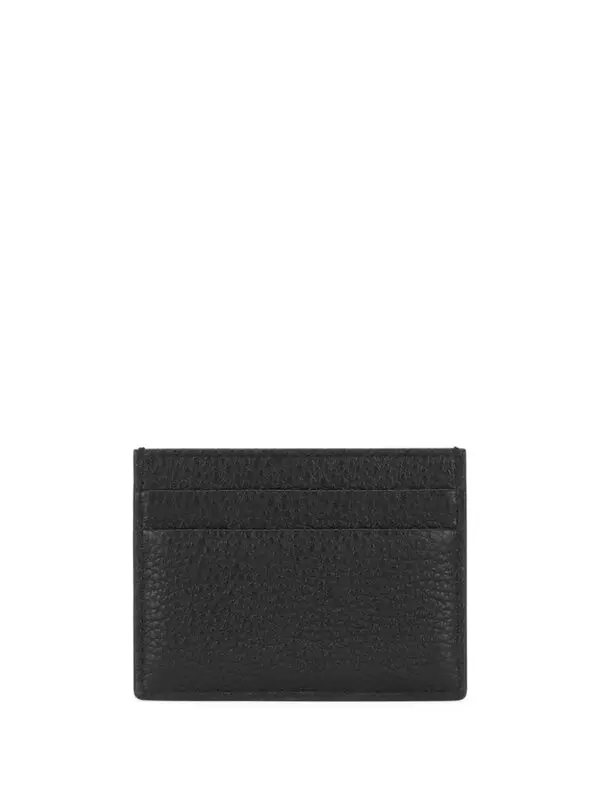 Dolce & Gabbana Logo-plaque Leather Cardholder - Black