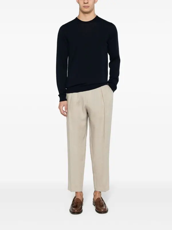 NUUR Knitted Cotton Jumper - Blue