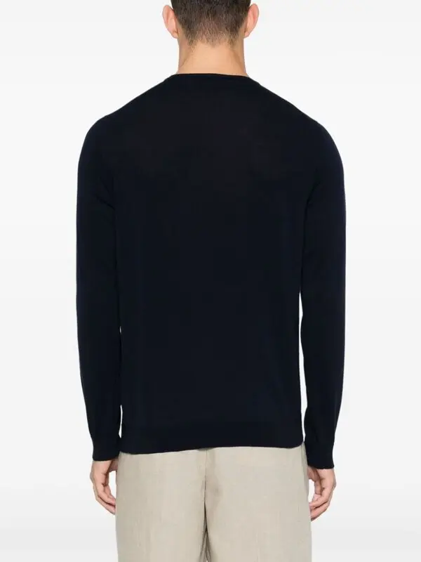 NUUR Knitted Cotton Jumper - Blue