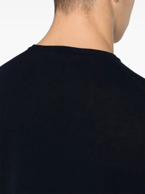 NUUR Knitted Cotton Jumper - Blue