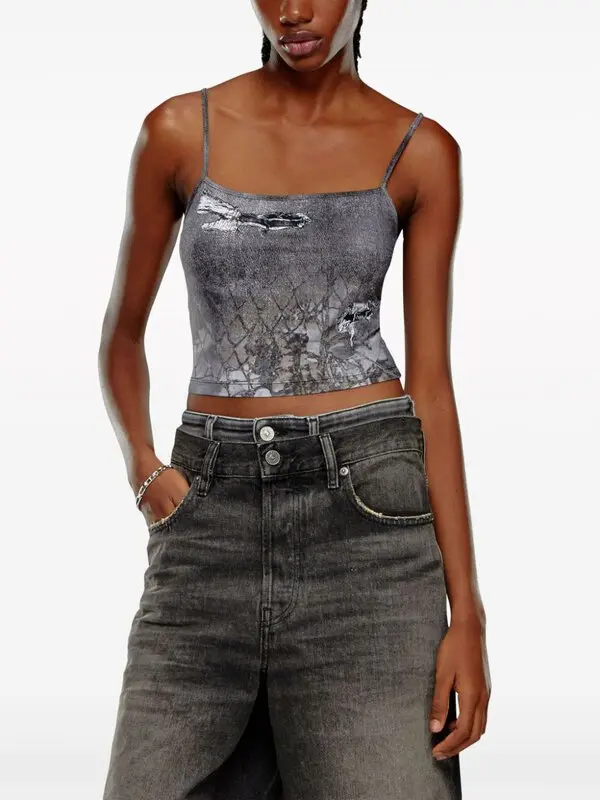DIESEL® T-halsy Crop Top