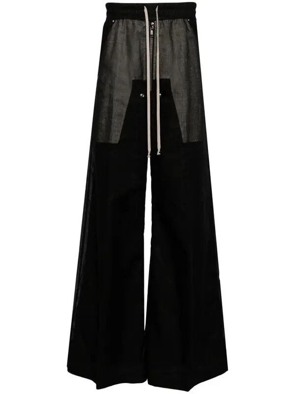 Rick Owens Bela Wide-leg Trousers - Black