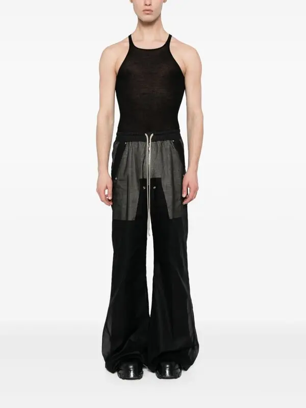 Rick Owens Bela Wide-leg Trousers - Black