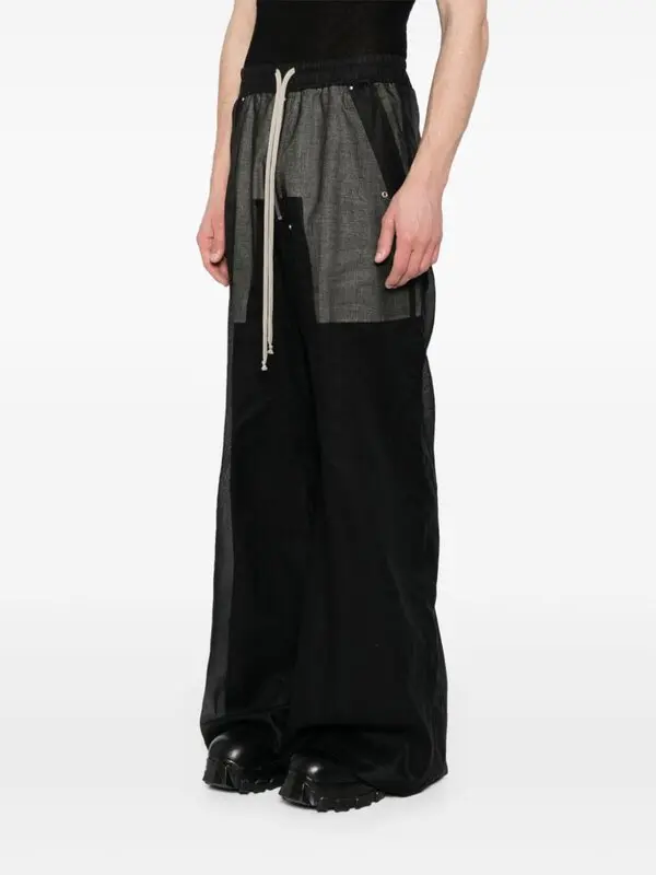 Rick Owens Bela Wide-leg Trousers - Black