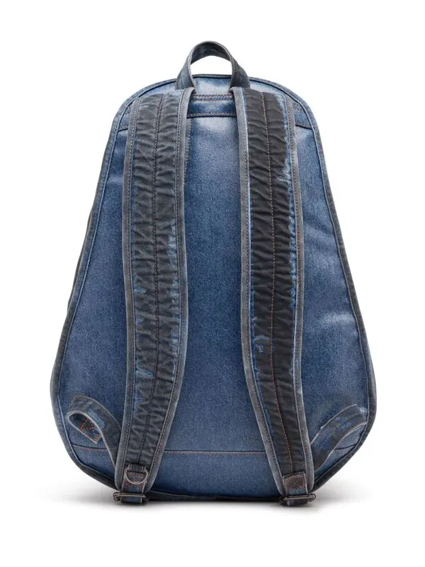 Diesel® Coated Denim Backpack - Blue | Editorialist
