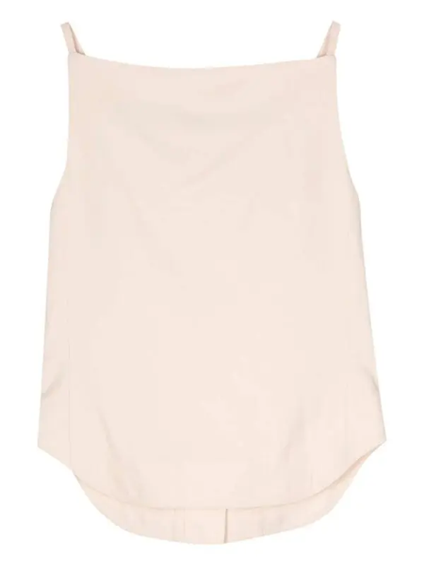 Loulou De Saison Twill Square-neck Top