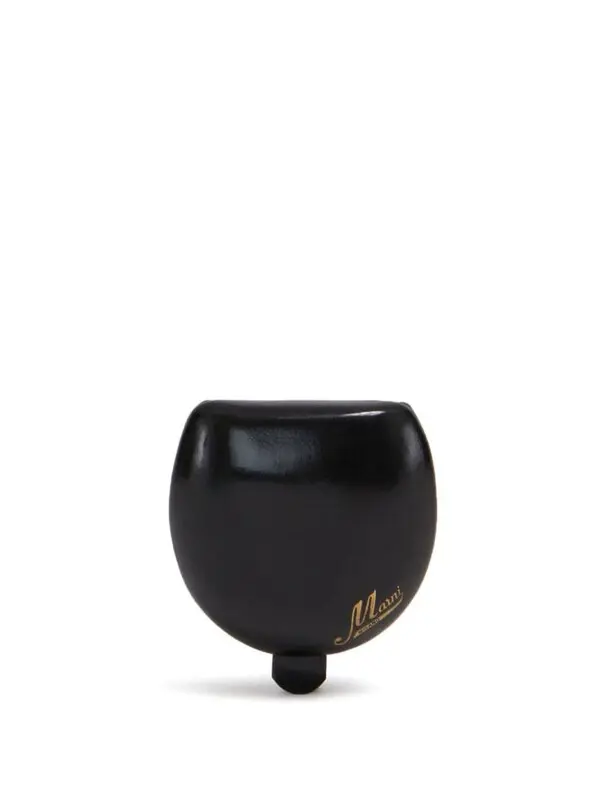 Marni Leather Coin Holder - Black