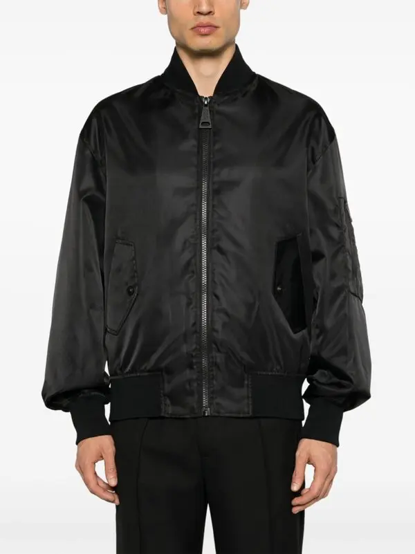 Versace Baroque-print Bomber Jacket