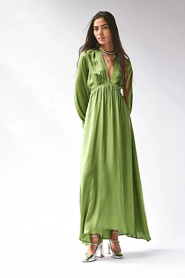 Nightcap Peridot Dress In Green - 75% Off | Editorialist