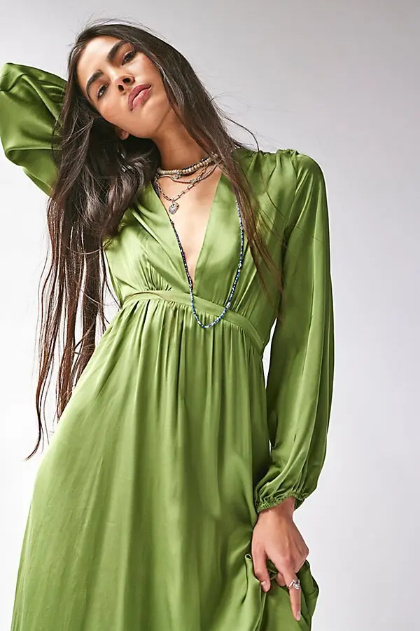 Nightcap Peridot Dress In Green - 75% Off | Editorialist